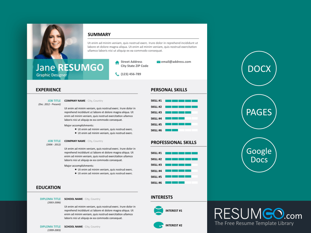 Best 6 Professional Resume Free Samples Examples Format Resume 