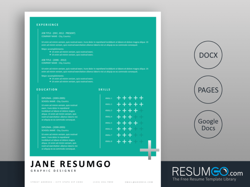 DALSTON – Fun Resume Template For Kids | ResumGO
