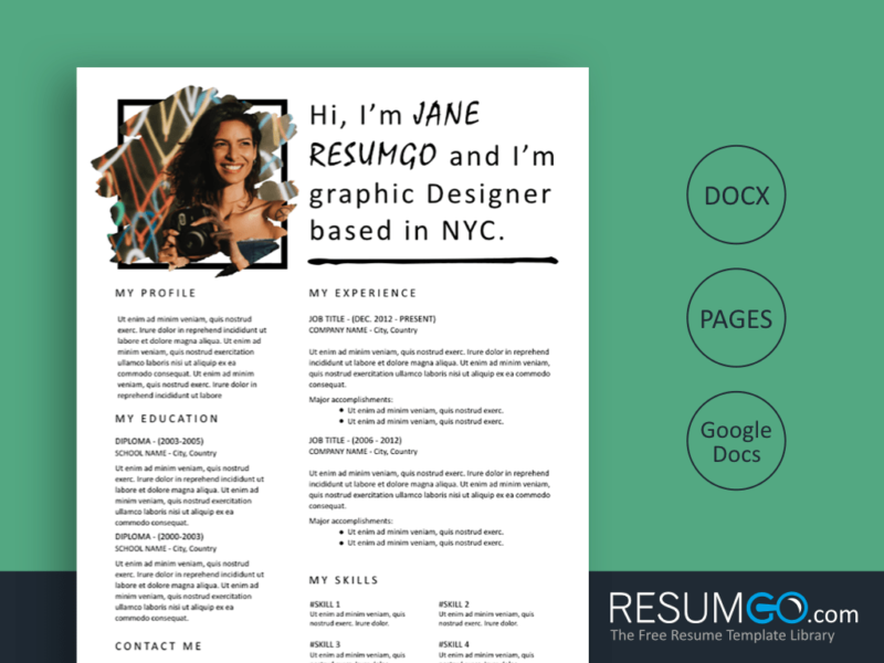 Fun Resume Templates