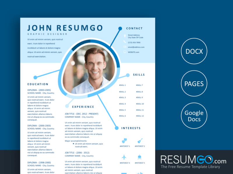NOLA – Flash Resume Template | ResumGO