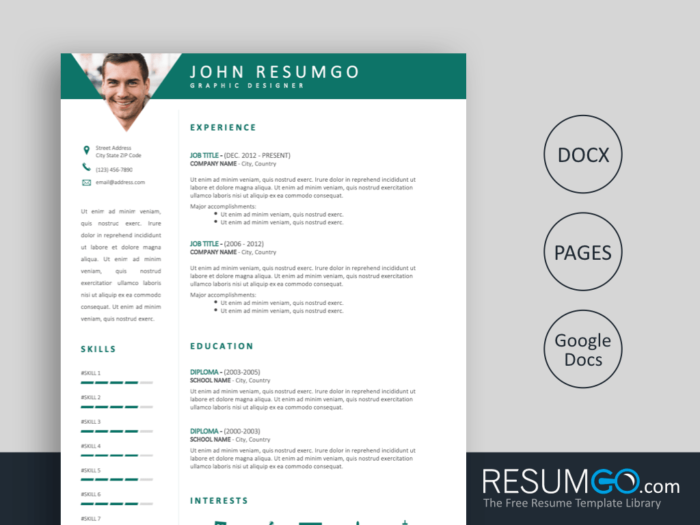 ELIAS - Modern Resume Template | ResumGO