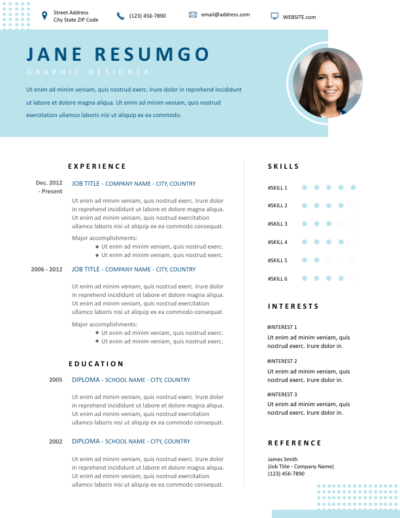 HERO – Elegant Resume Template | ResumGO