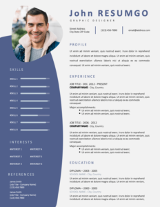 ALEXANDRA – Modern Resume Template With Photo | ResumGO