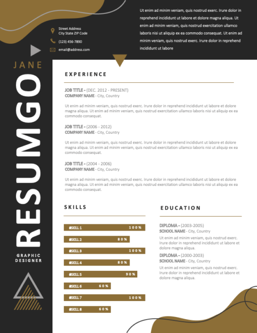 HANNAM-DONG – Fun and Modern Resume Template | ResumGO