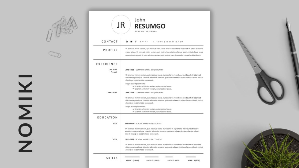 Best Simple And Professional Resume Templates | ResumGO