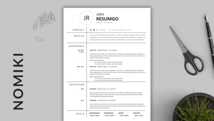 Best Simple And Professional Resume Templates | ResumGO