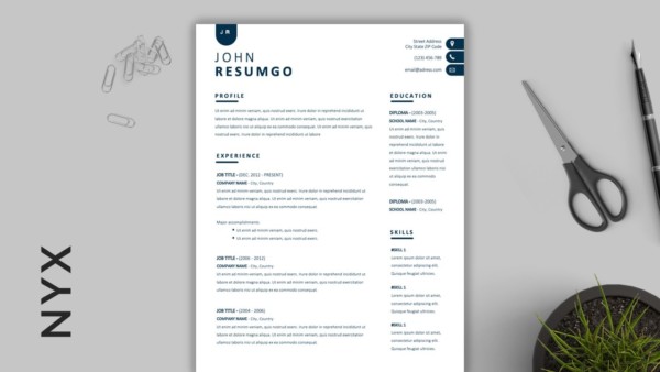 Best Simple And Professional Resume Templates | ResumGO