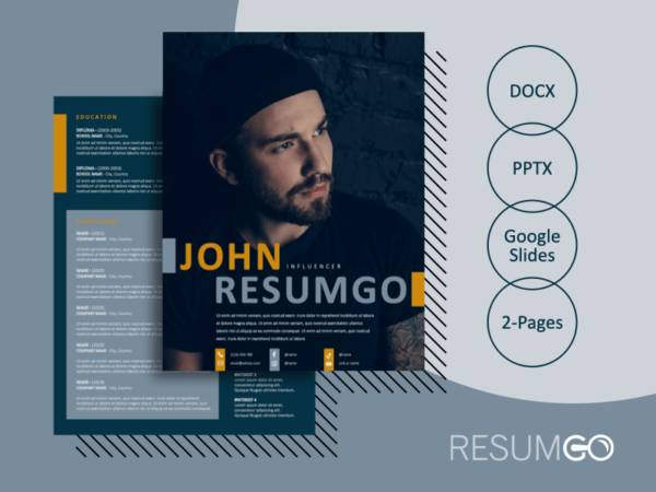 NORREBRO – Colorful Resume Template For Kids | ResumGO