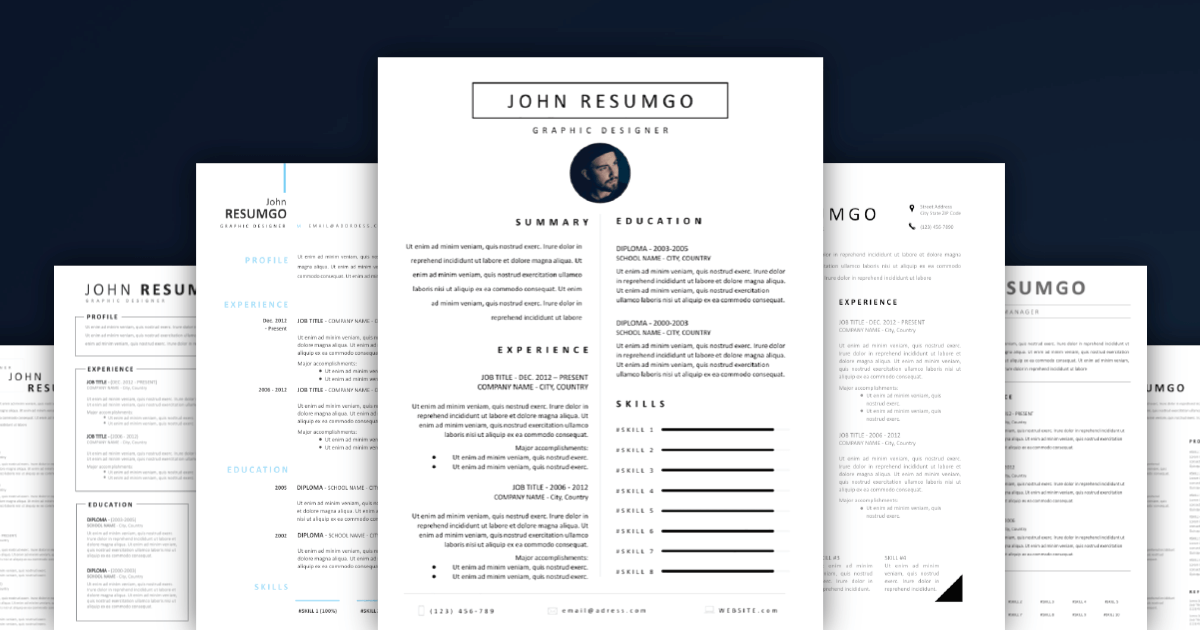 Free Simple & Professional Resume Templates