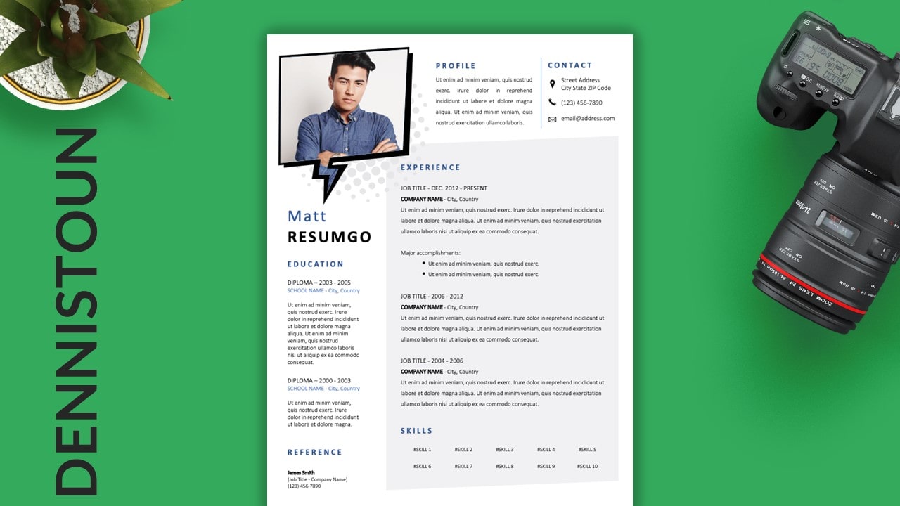 Best Resume Templates To Highlight Your Photo | ResumGO