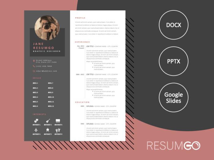Free Gray Resume Templates - Instant Download - ResumGO