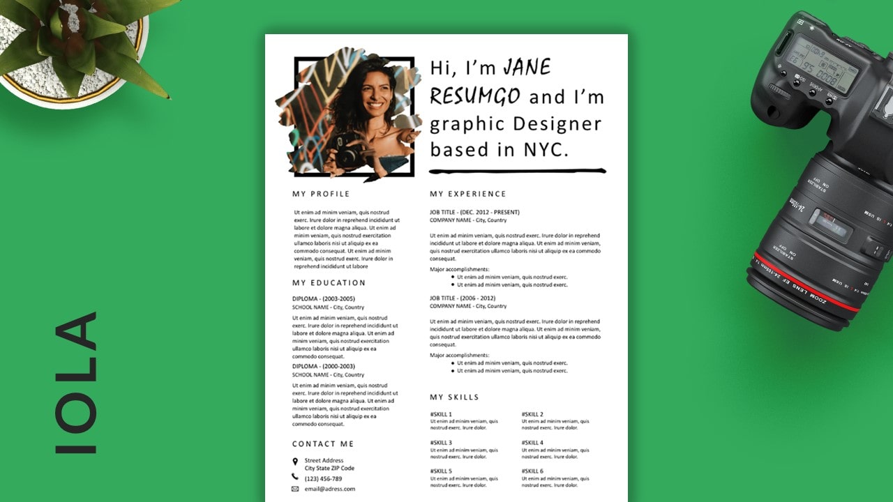 Best Resume Templates To Highlight Your Photo | ResumGO