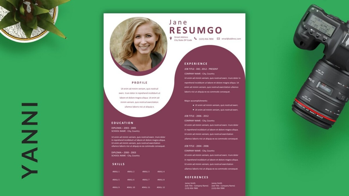 Best Resume Templates To Highlight Your Photo | ResumGO