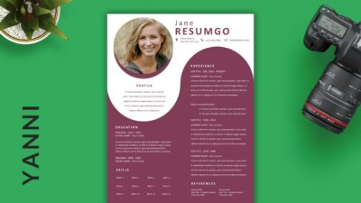 Best Resume Templates To Highlight Your Photo | ResumGO