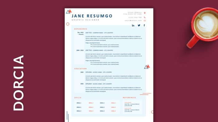 Best Free Single-Column Resume Templates | ResumGO