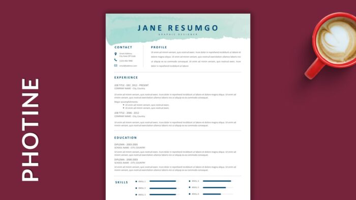 Best Free Single-Column Resume Templates | ResumGO