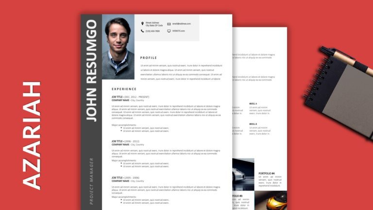10 Outstanding Resume Templates With Gray Elements | ResumGO