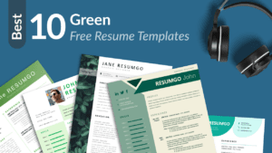 10 Green Free Resume Templates | ResumGO