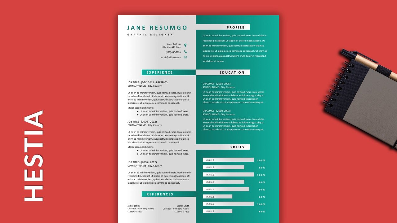 10 Outstanding Resume Templates With Gray Elements | ResumGO