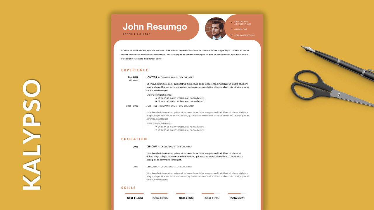 10 Remarkable Resume Templates With A Colored Header | ResumGO