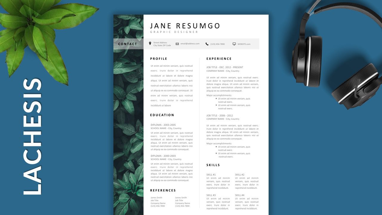 10 Green Free Resume Templates | ResumGO