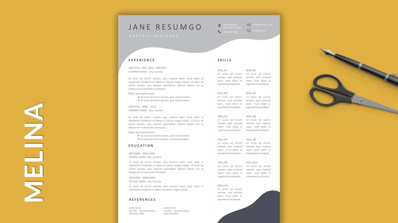 10 Remarkable Resume Templates With A Colored Header | ResumGO