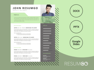 OCEAN – Fresh Resume Template | ResumGO