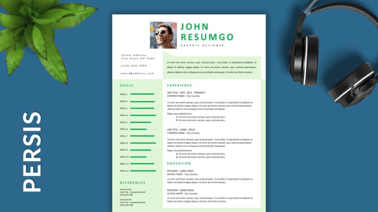 10 Green Free Resume Templates | ResumGO