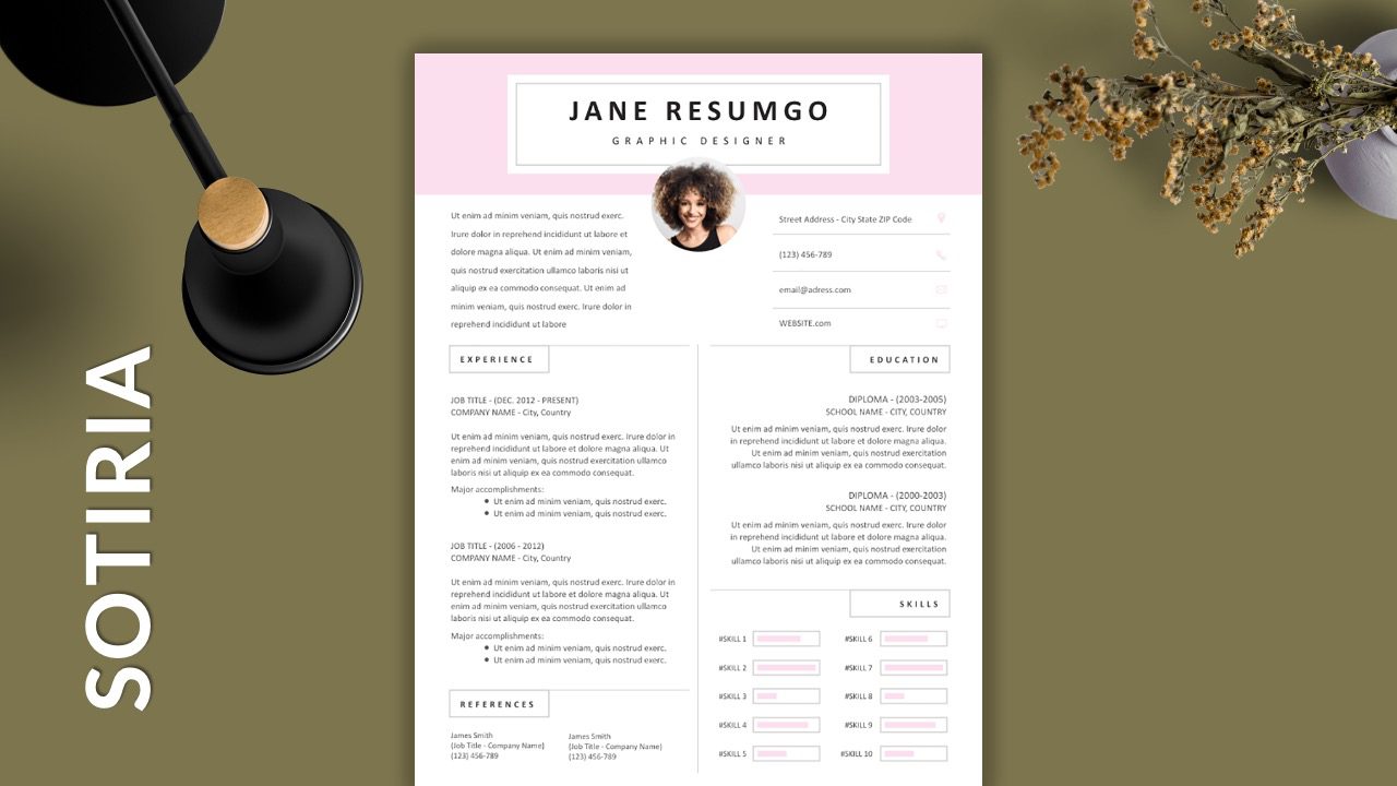 10 Elegant Free Resume Templates | ResumGO